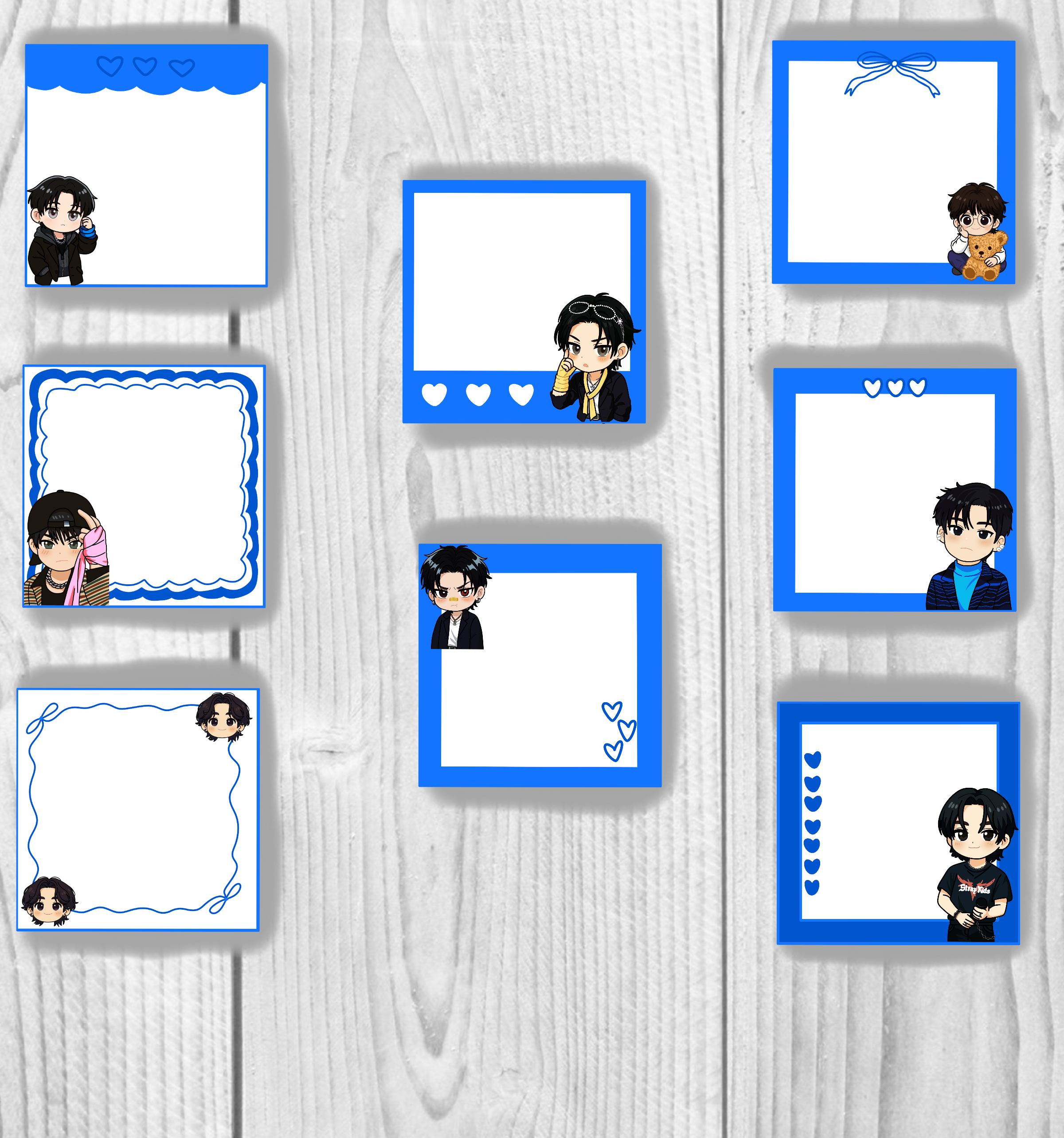 Stray kids (SKZ) 4x4 note pad – Swagime