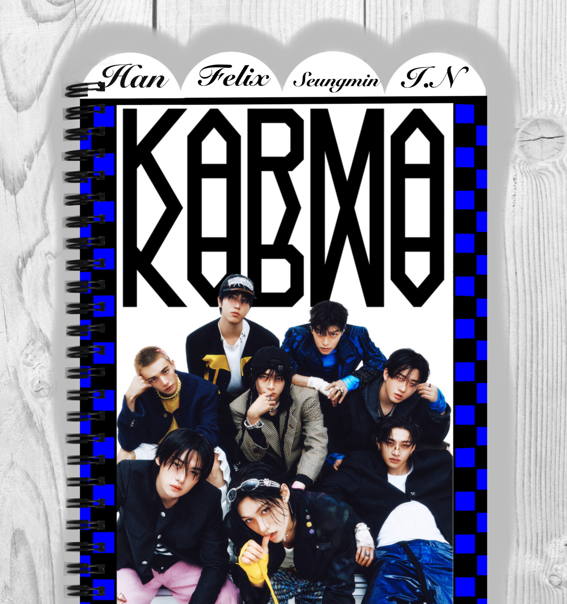 Han, Felix, Seung, I.N (SKZ) P.C. Tab Journal – Swagime